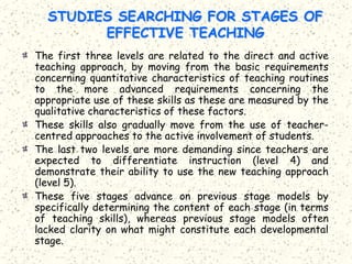 The Impact of quality of teaching on student outcomes: implications for ...