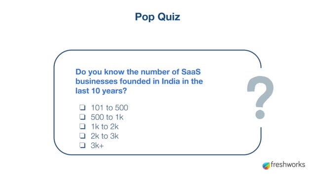 SaaStock 2019 - arun mani | PPTX