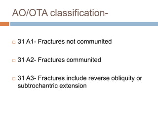 Outcome of intertrochanteric fractures treated by intramedullary nail ...