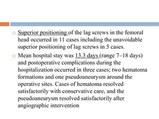 Outcome of intertrochanteric fractures treated by intramedullary nail ...