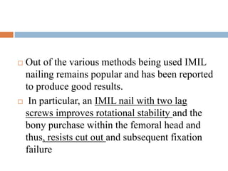 Outcome of intertrochanteric fractures treated by intramedullary nail ...