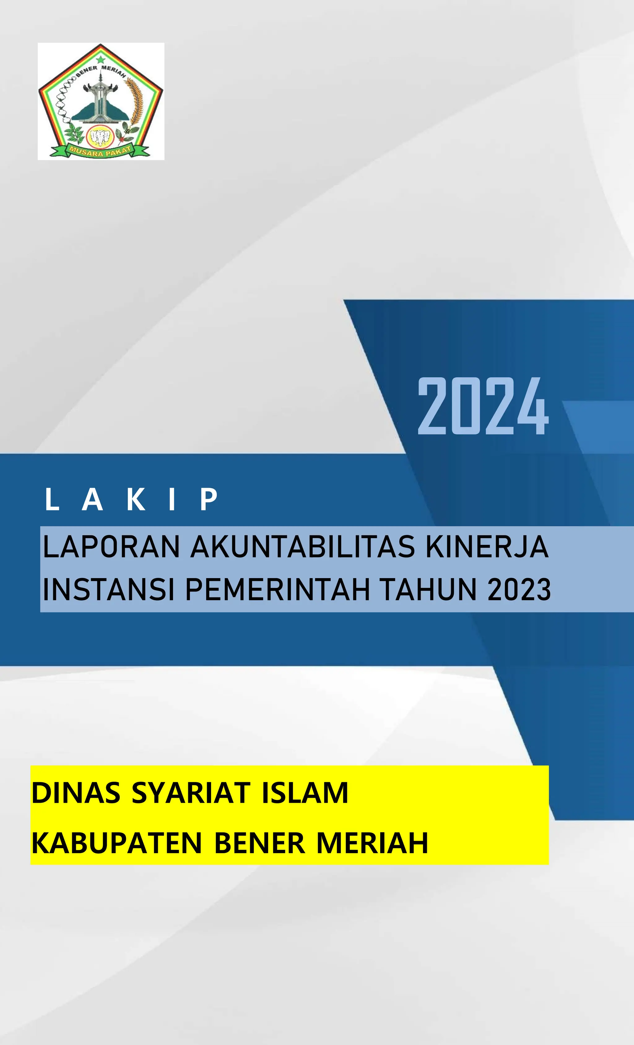 2 LAKIP DINSYAR 2023.pdf tahun 2023 pemeringtah kabupaten bener meriah | PDF