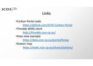 ICOS: Integrated Carbon Observation System Open data to open our eyes to climate change | PDF