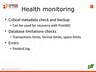 Life with big Firebird databases | PDF