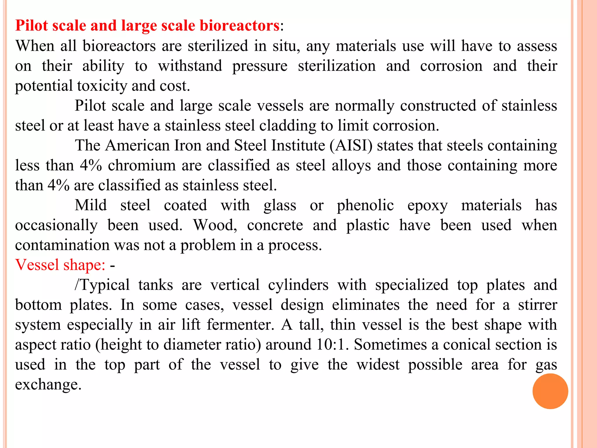 large scale production fermenter | PPTX