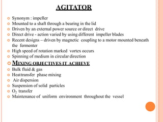 large scale production fermenter | PPTX
