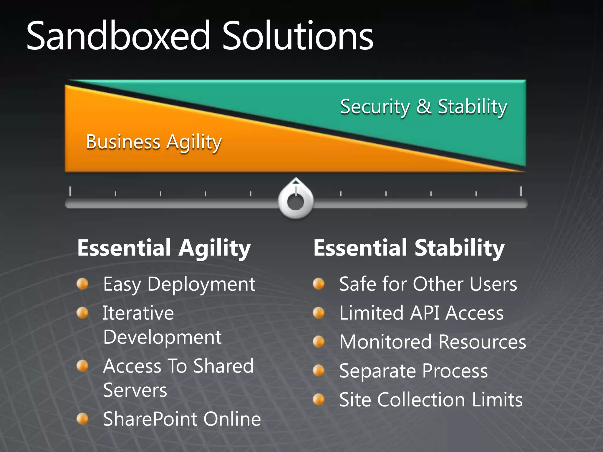 SharePoint 2010 developer overview (in Visual Studio 2010) | PPT