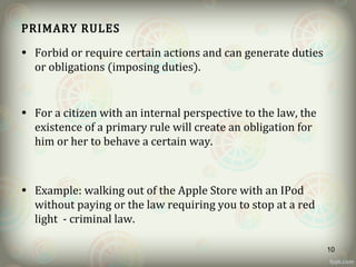 2) law as rules | PPT