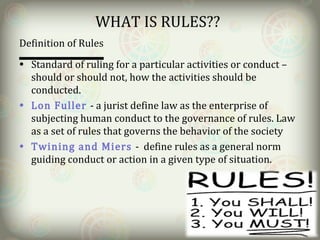 2) law as rules | PPT
