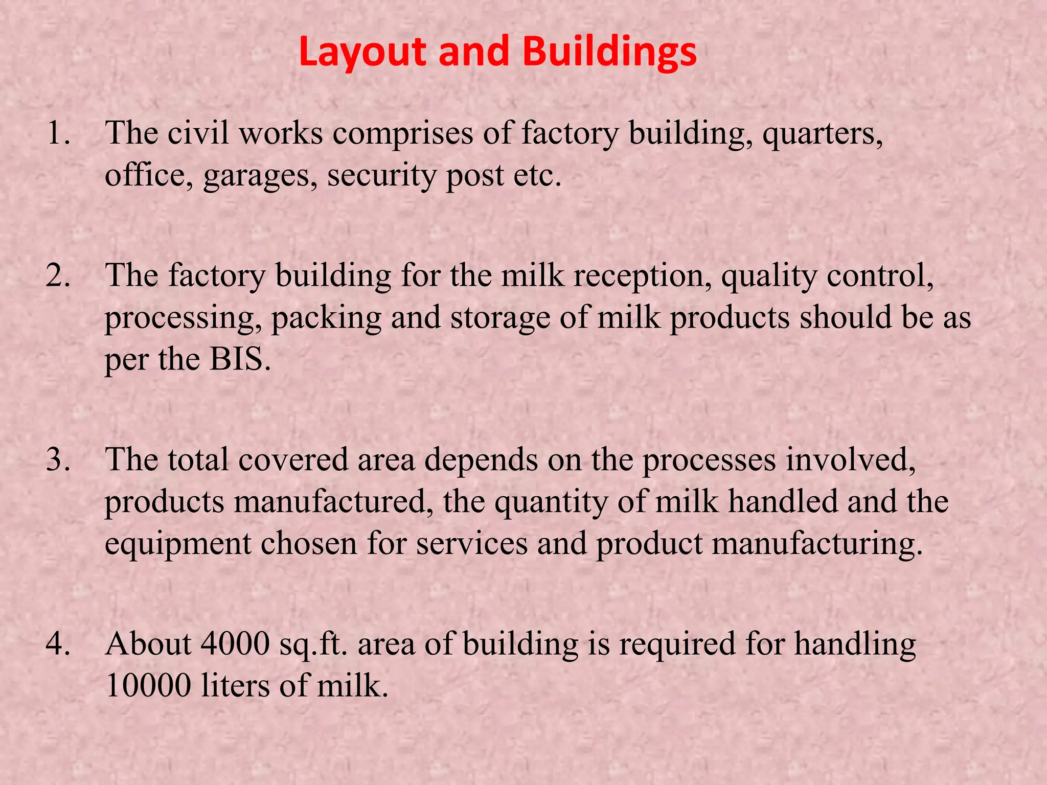 2) Layout of milk processing plant and its management.pdf