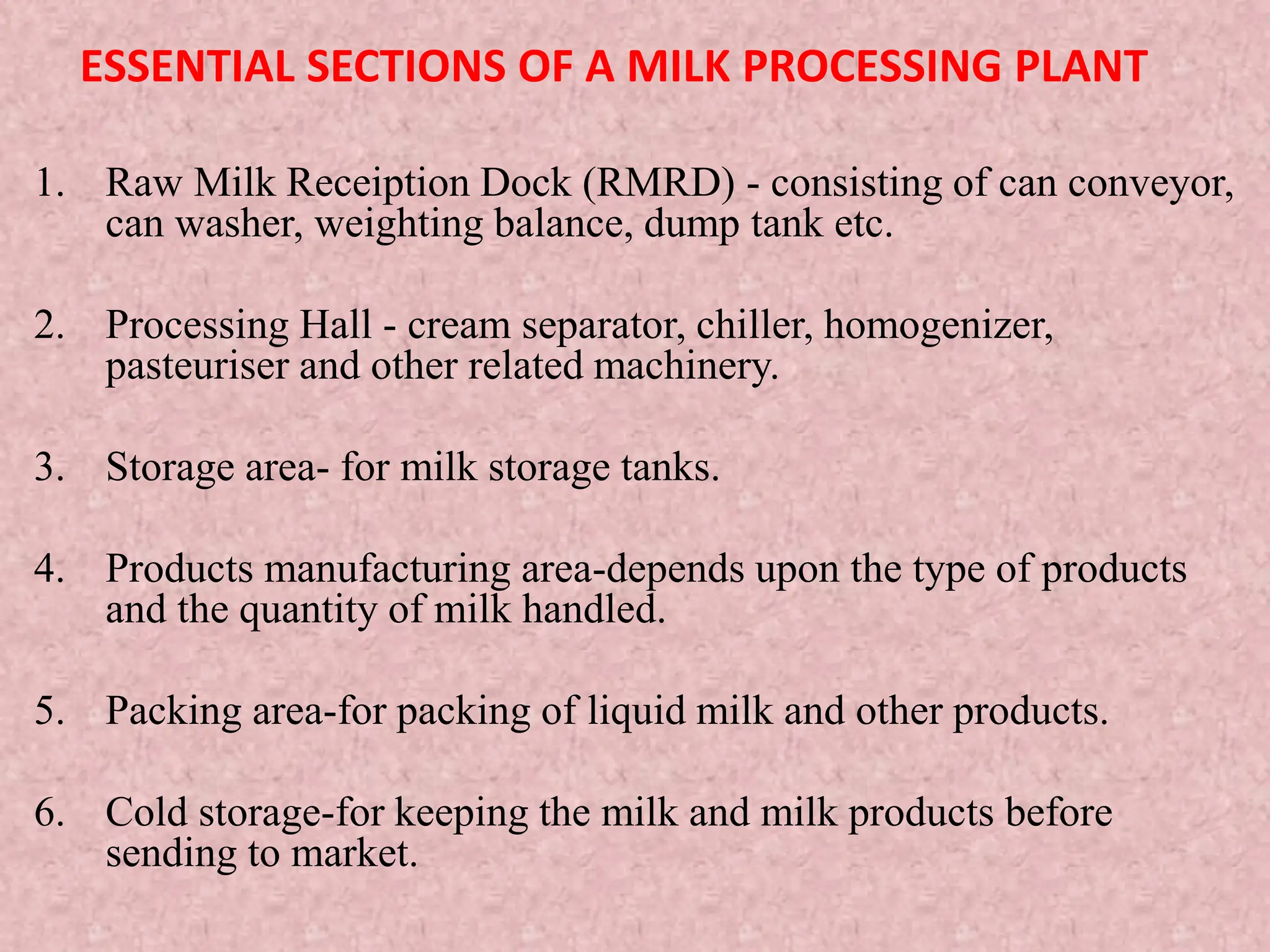 2) Layout of milk processing plant and its management.pdf