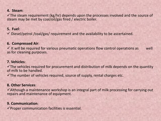 2) Layout of milk processing plant and its management.pdf