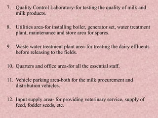 2) Layout of milk processing plant and its management.pdf