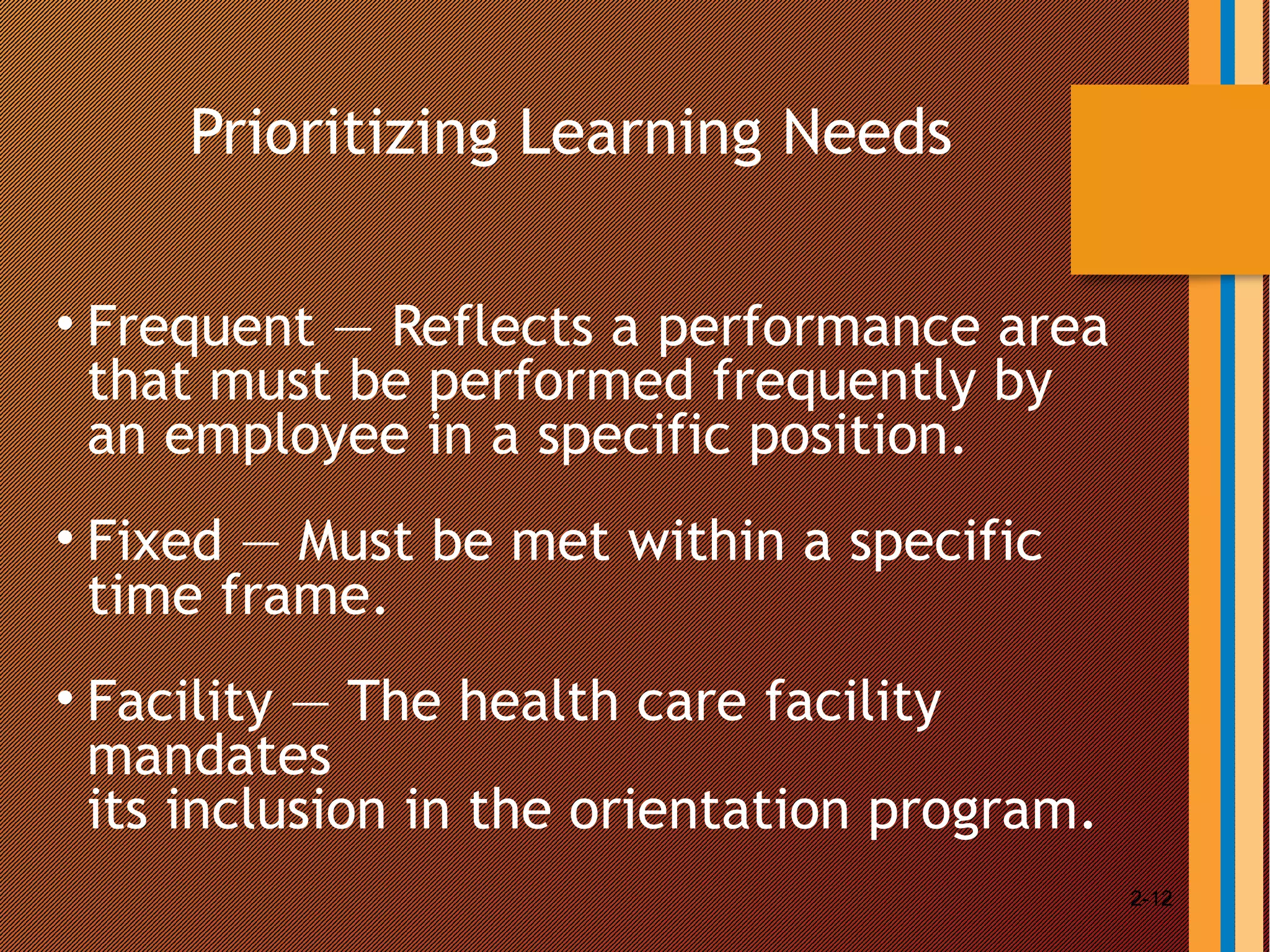 Preceptorship,-Learning needs | PPT