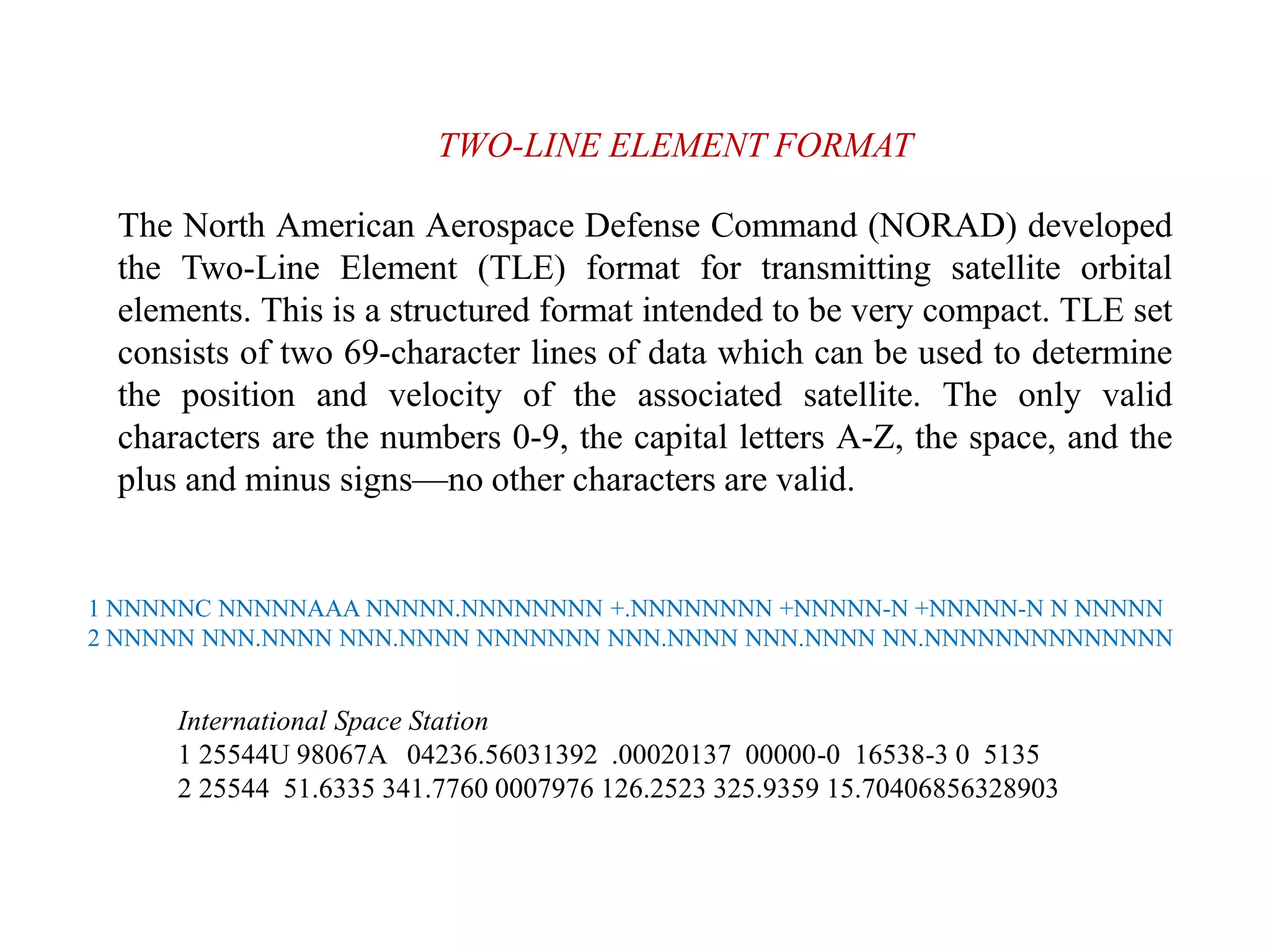 Keplerian orbital elements (lecture 2) | PPTX