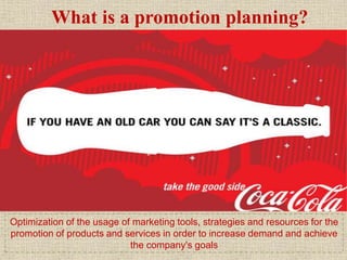 Planning a promotion | PPTX