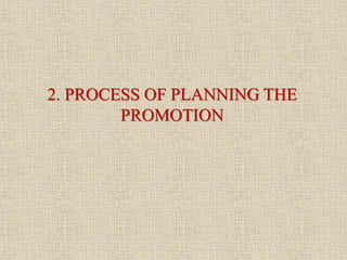 Planning a promotion | PPTX