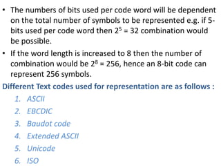 Data Communication & Computer Networks : Data Types | PDF