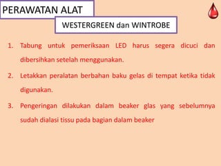 LED (Laju Endap Darah) | PPTX