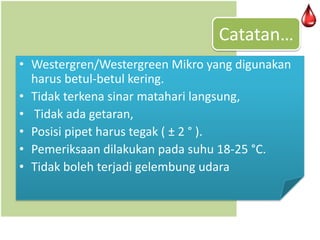 LED (Laju Endap Darah) | PPTX