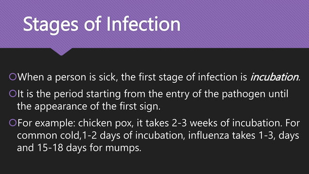 (2) Lesson 1 Stages of Infection 2.pptx | Infectious Diseases ...