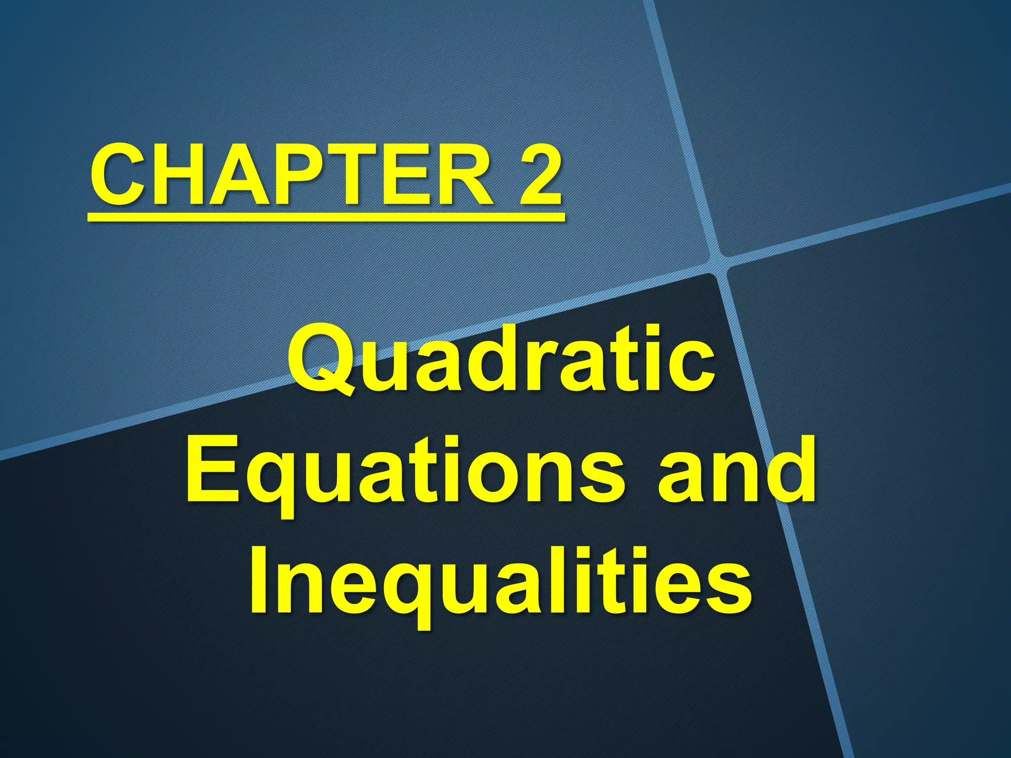 2 lesson 4 applications of quadratic equations | PPTX