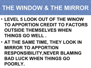 2 level 5 leadership | PPT