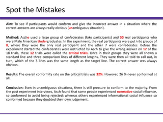 03 evaluating research examining conformity pp | PPTX