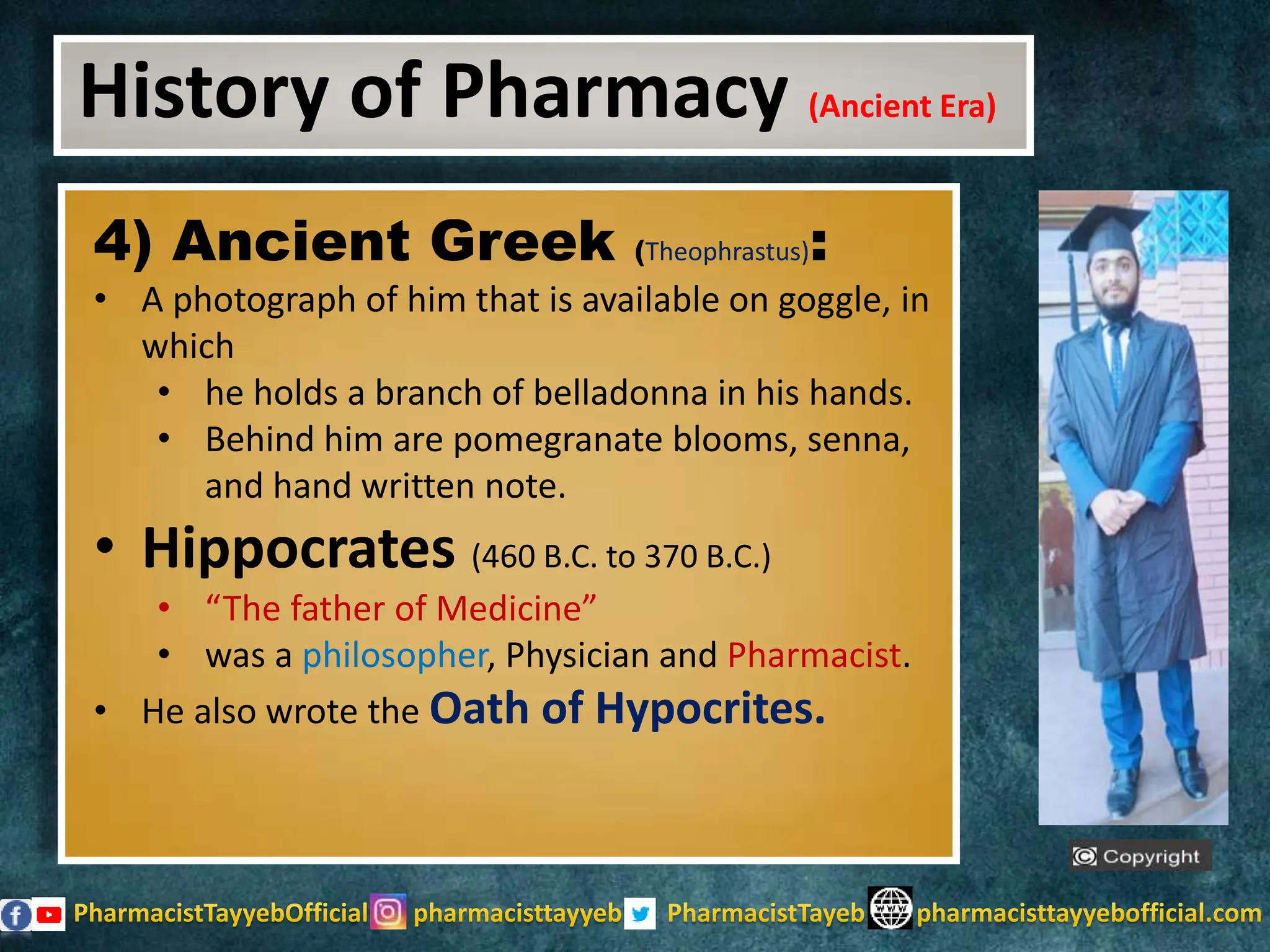 History of Pharmacy| L 2 |Ancient Era, Babylon | Pharmacy Lecture ...