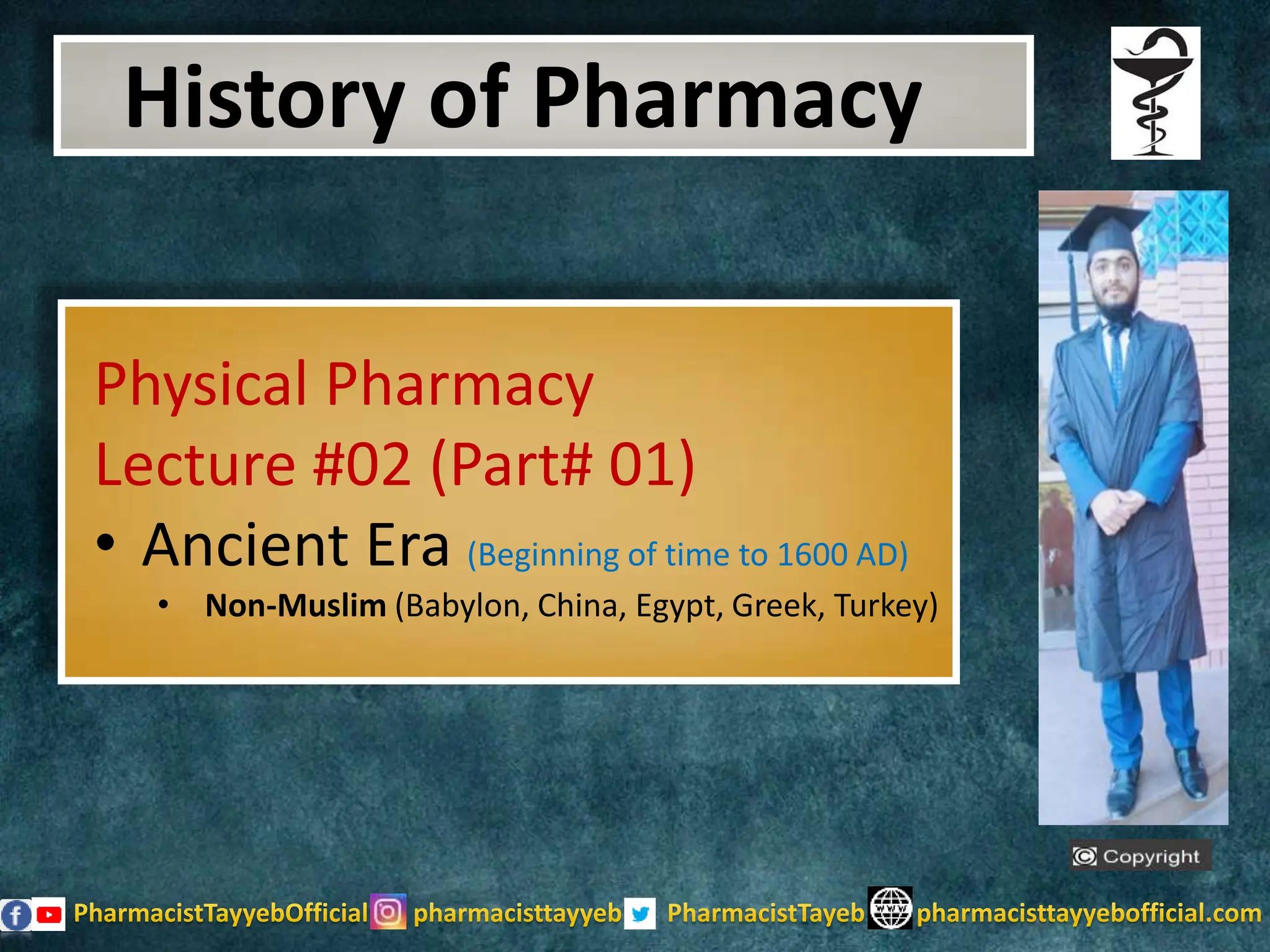 History of Pharmacy| L 2 |Ancient Era, Babylon | Pharmacy Lecture ...