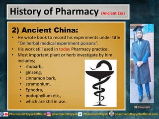 History of Pharmacy| L 2 |Ancient Era, Babylon | Pharmacy Lecture ...