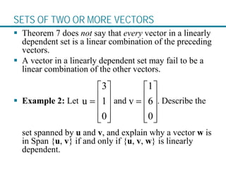 2 linear independence | PDF