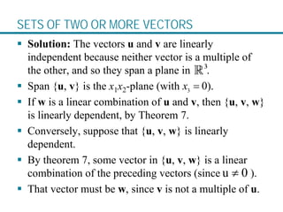 2 linear independence | PDF
