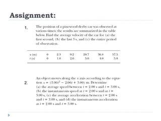 (2) linear motion | PPT