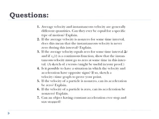 (2) linear motion | PPT