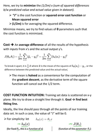 2 linear regression with one variable | PDF | Science