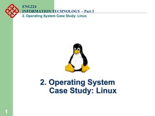 linux pdf.case study of linux operating system. | PDF