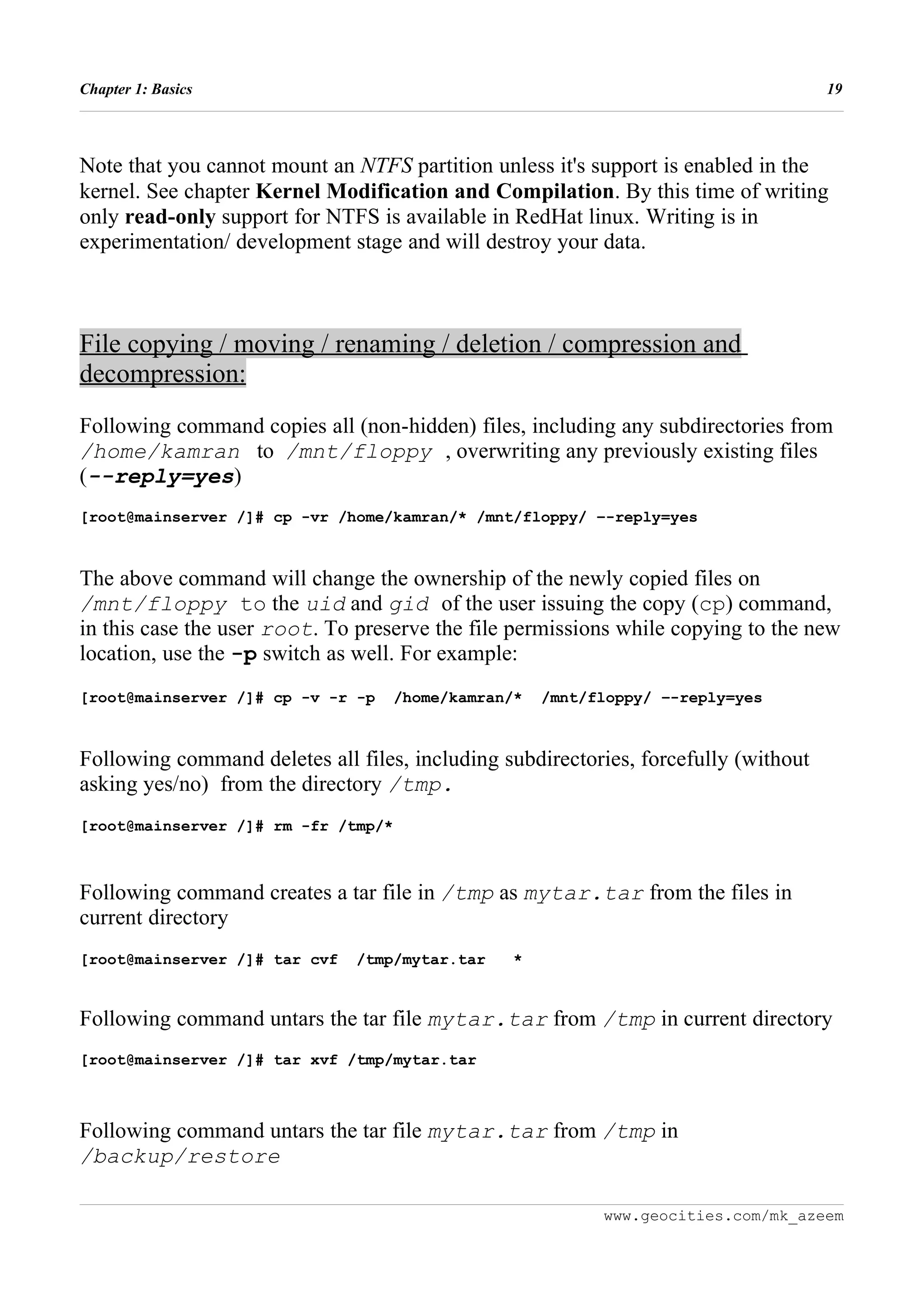 linux pocket guide+ command | PDF | Operating Systems | Computer ...