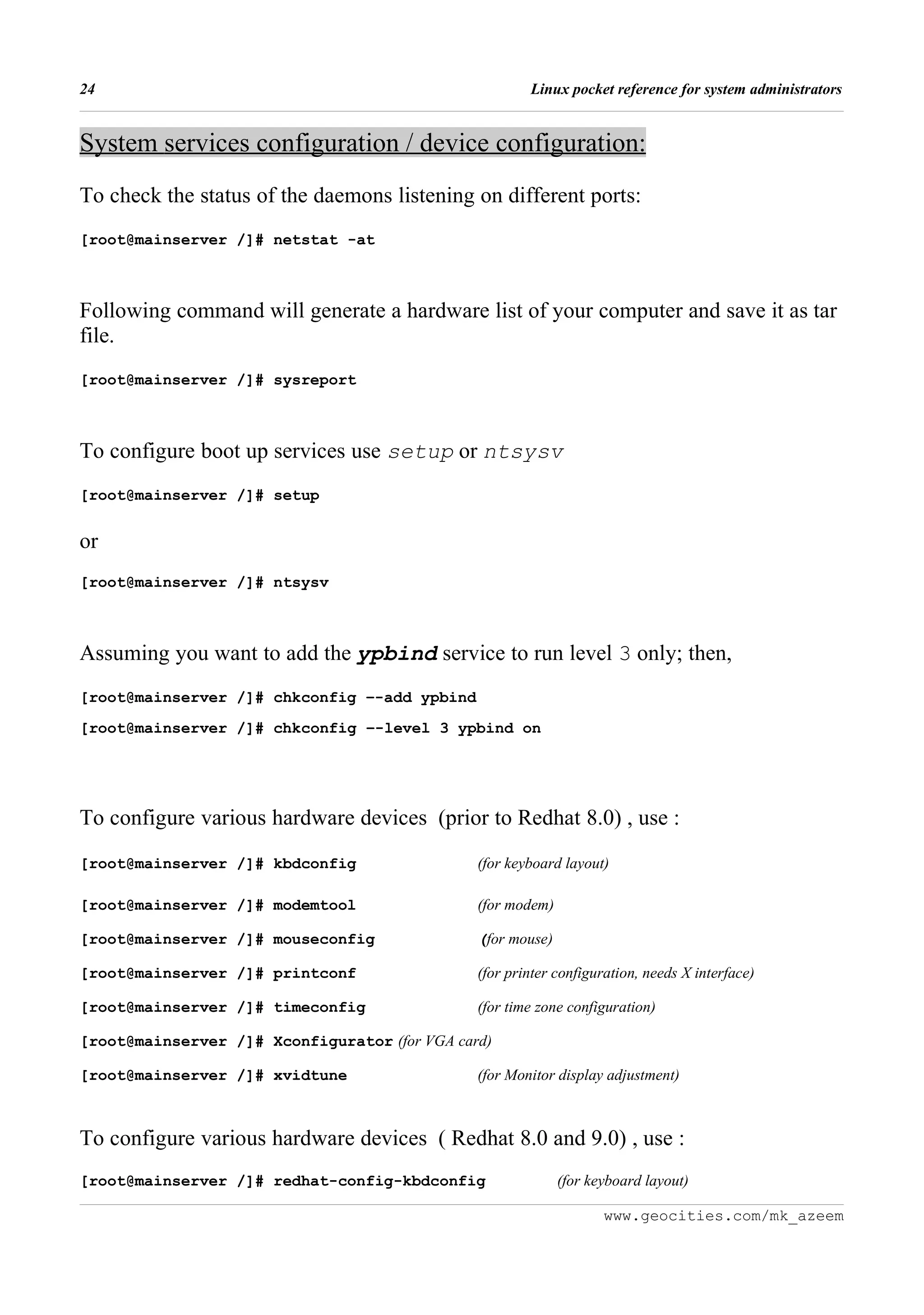 Linux Pocket Guide Command Pdf Operating Systems Computer