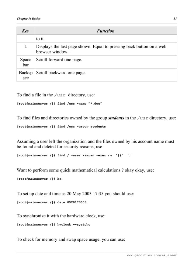 Linux Pocket Guide Command Pdf Operating Systems Computer Software And Applications