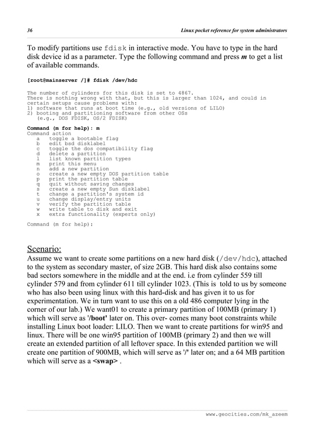 Linux Pocket Guide Command Pdf Operating Systems Computer Software And Applications