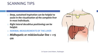 liver ultrasonography | PPTX