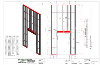 Sample Wall Shop Drawings | PDF