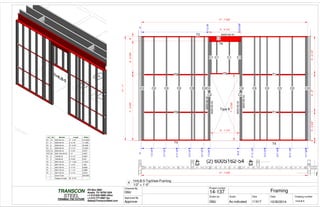 Sample Wall Shop Drawings | PDF