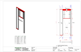 Sample Wall Shop Drawings | PDF