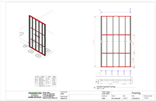 Sample Wall Shop Drawings | PDF