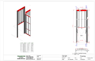Sample Wall Shop Drawings | PDF