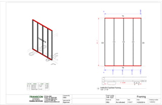Sample Wall Shop Drawings | PDF