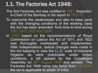 The Factories Act 1948 | PDF