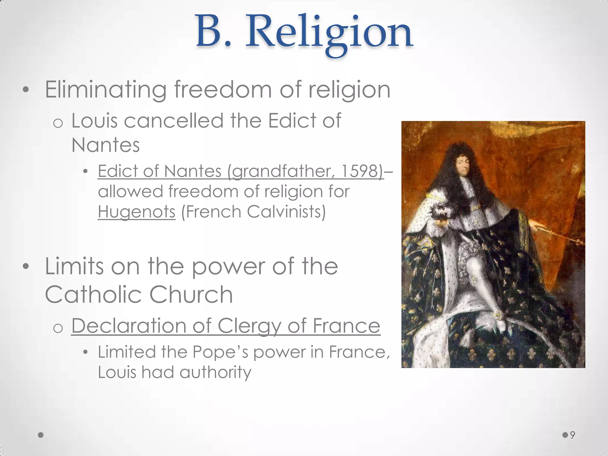 Louis XIV quintessential absolute monarch - absolutism | PPTX ...